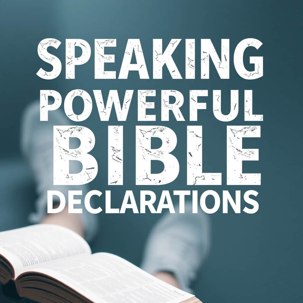 57 Powerful Bible Declarations To Speak Over Yourself - ChristiansTT