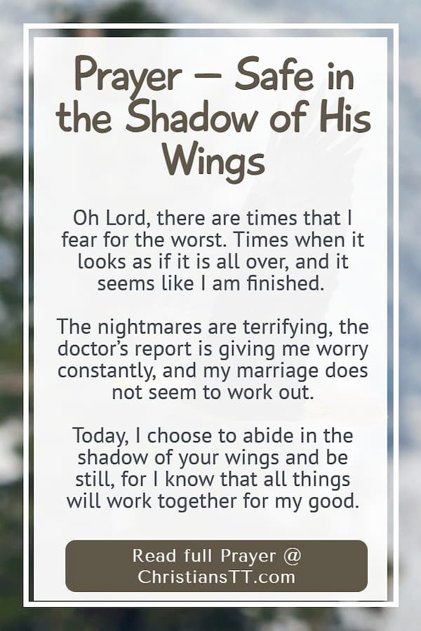 Prayer – Safe In The Shadow Of His Wings - ChristiansTT