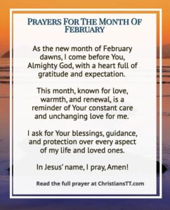 Powerful Prayers For The Month Of February - ChristiansTT
